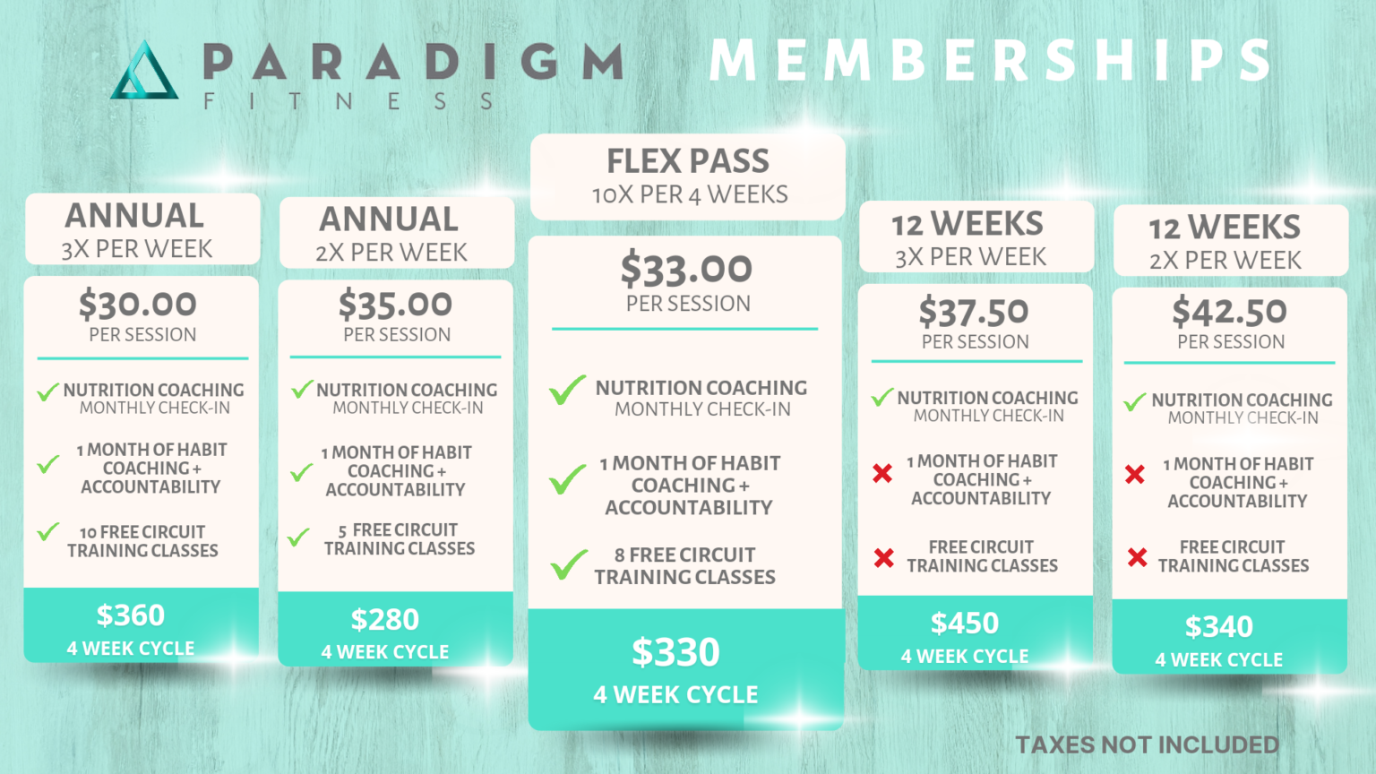 IN-GYM - PARADIGM FITNESS